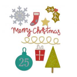 Fustella Sizzix Thinlits "Natale" - 661227